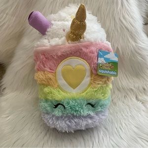 Squishable | Toys | Squishable Mini Rainbow Unicorn Latte Plush | Poshmark